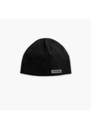 Turtle Fur Fleece Beanie - Black