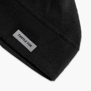 Turtle Fur Fleece Beanie - Black