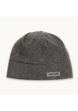 Turtle Fur Fleece Beanie Charcoal