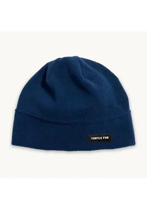 Turtle Fur Fleece Beanie - Navy