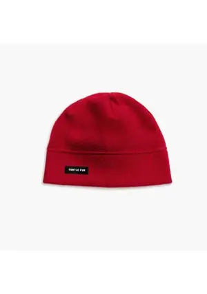 Turtle Fur Fleece Beanie Red