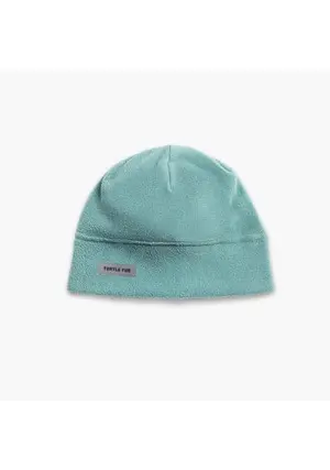 Turtle Fur Fleece Beanie - Sea Green