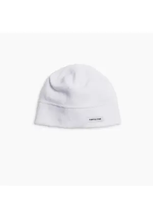 Turtle Fur Fleece Beanie - White