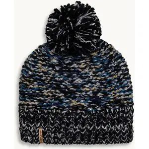 Turtle Fur Firefly Pom Beanie - Onyx