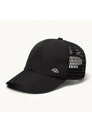 Turtle Fur Trekker Trucker Hat Black