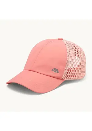 Turtle Fur Trekker Trucker Hat Pink