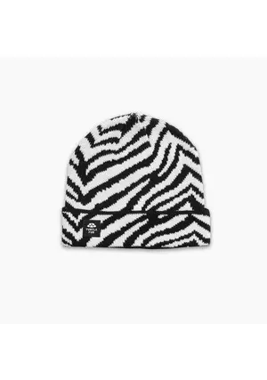 Turtle Fur Zebralicious Beanie - Black