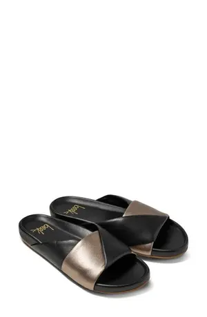 Beek Paloma Slide Sandal - Bronze/black