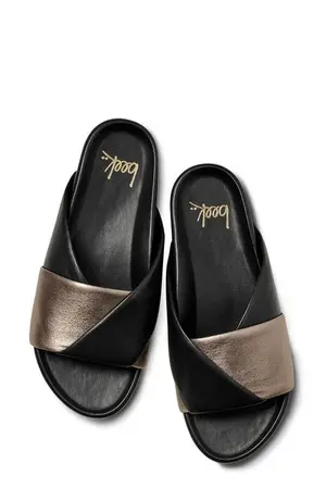 Beek Paloma Slide Sandal - Bronze/black