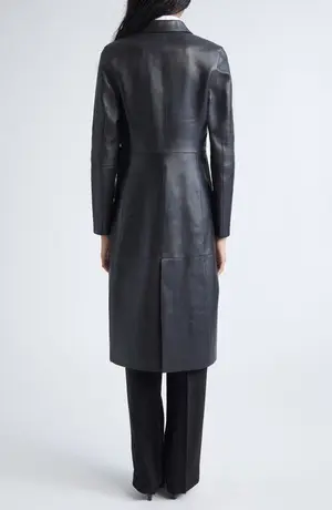 TOTEME Slim Leather Coat