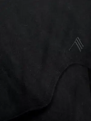 Attico Asymmetric V-neck Mini Dress