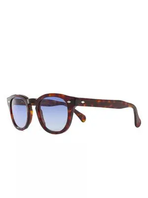 KADOR Jolly Tortoiseshell Round-frame Sunglasses