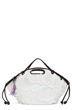 Desigual Raw-edge Detail Shopper - White