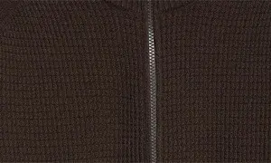 Stone Island Ghost Virgin Wool Zip Cardigan - V0070 Dark Brown