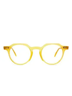 KADOR Amadeus Geometric-frame Glasses - Yellow