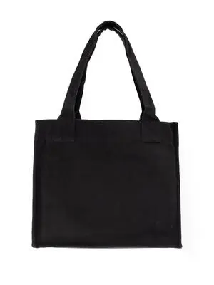 GANNI Logo-embroidered Tote Bag