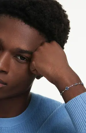 SWAROVSKI Imber Crystal Station Bracelet - Silver/blue