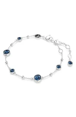 SWAROVSKI Imber Crystal Station Bracelet - Silver/blue
