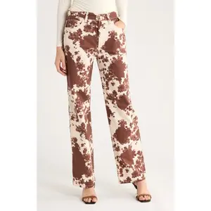 REFORMATION Val 90s High-rise Jeans - Cowhide Print