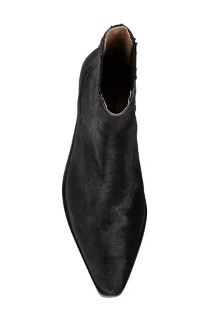 BOSS Calf Hair Chelsea Boot - Black