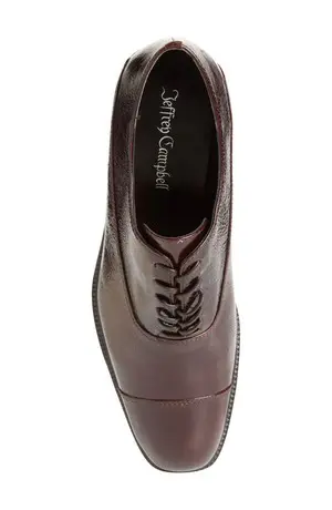 Jeffrey Campbell Thatch Cap-toe Oxford Pumps - Coffee Crinkle