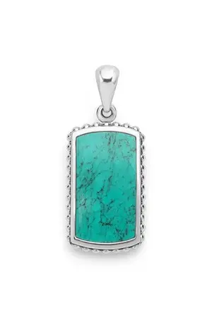 Lagos Anthem Id Tag Pendant - Silver