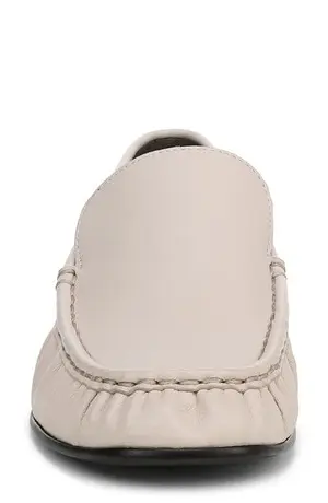 Nordstrom Benson Leather Moc-toe Loafer - Ivory Creme