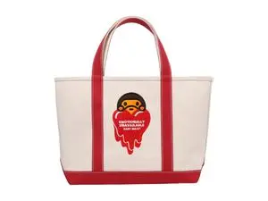 A BATHING APE X Emotionally Unavailable Baby Milo Tote Bag - Red