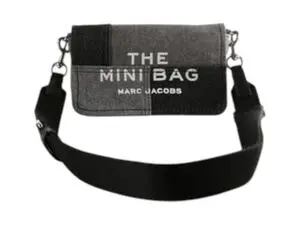 Marc Jacobs The Mini Denim The Items Slg Bag - Black Deni