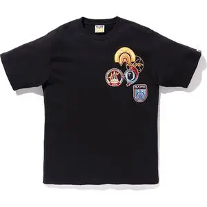 A BATHING APE Crazy Patch Tee Shirt