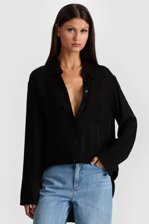 Alice And Olivia Oversized Button Down Shirts
