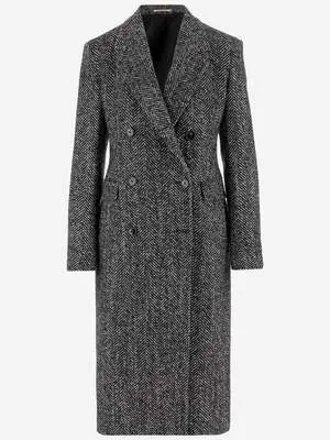 Tagliatore Wool-blend Double-breasted Coat
