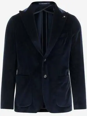 Tagliatore Single-breasted Stretch Cotton Jacket