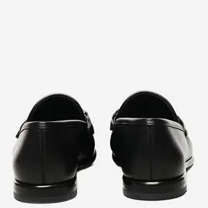 FERRAGAMO Glossy Leather Loafers