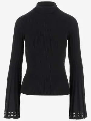 Blumarine High Neck Wool Sweater