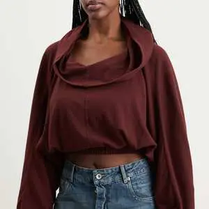 Rick Owens Cropped Hooded Tunic