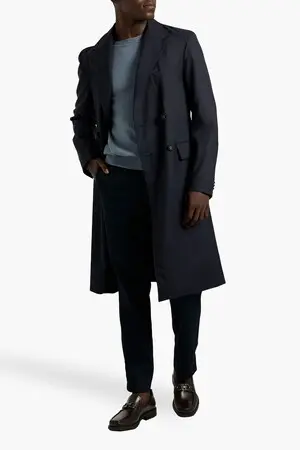 Officine Générale Lisandre Double-breasted Wool-blend Coat