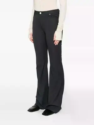 JOSEPH Buttoned Flared Trousers