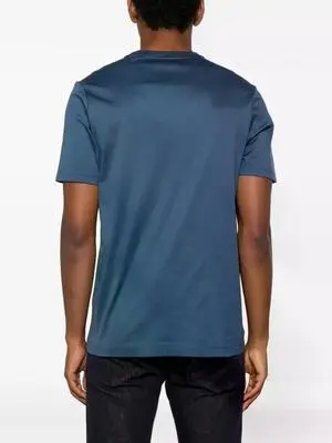 Paul & Shark Embroidered-wave Crew-neck T-shirt
