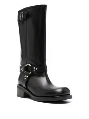 P.a.r.o.s.h Buckle-strap Studded Boots