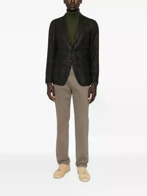 Tagliatore Checked Wool-blend Blazer