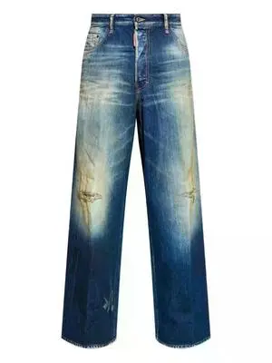 Dsquared2 Distressed Embroidered Jeans