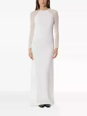Alberta Ferretti Satin Gown