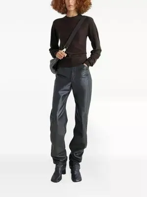 LEMAIRE Crew-neck Wool Sweater - Red