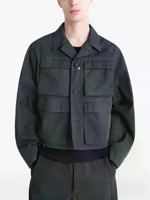 LEMAIRE Buttoned Pocket Utility Jacket - Grey