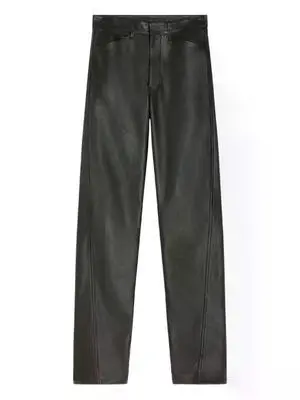 LEMAIRE Twisted Five-pocket Leather Trousers