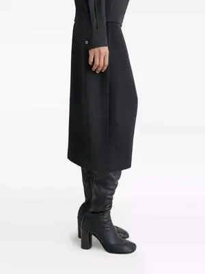 LEMAIRE Twisted-hem Midi Skirt