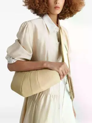 LEMAIRE Medium Croissant Leather Shoulder Bag - Neutrals