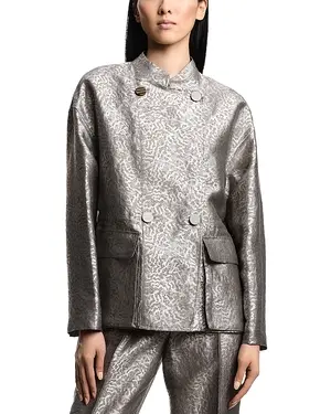 Emporio Armani Shiny Jacquard Blazer
