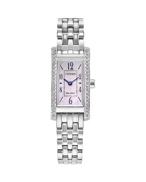 Citizen Eco-drive Classic Petite Palidoro Watch - White/silver